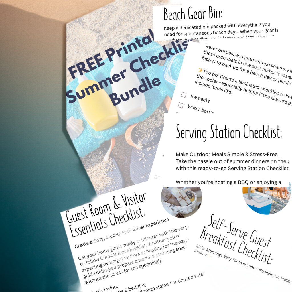 FREE Printable - Summer Checklist Printable Bundle – Simplify Life Your Way
